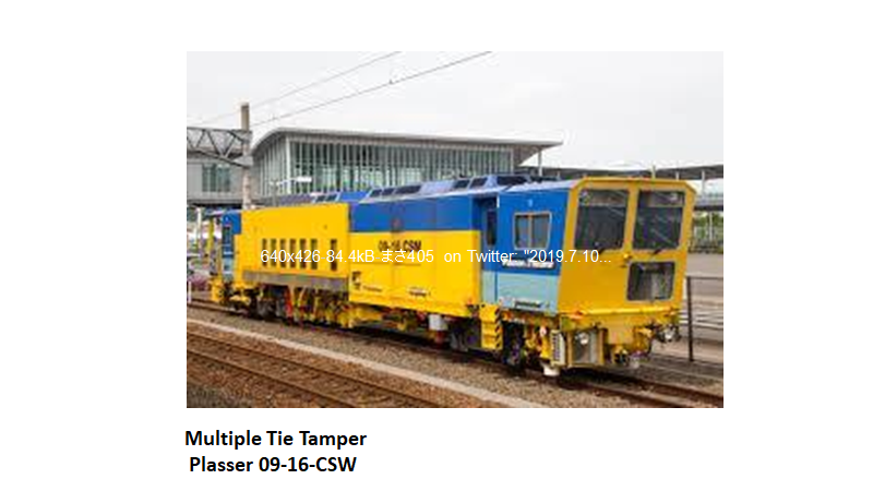 Second Hand Track Maintenance Machinery and Multiple Tie Tamper | 地球環境 ...